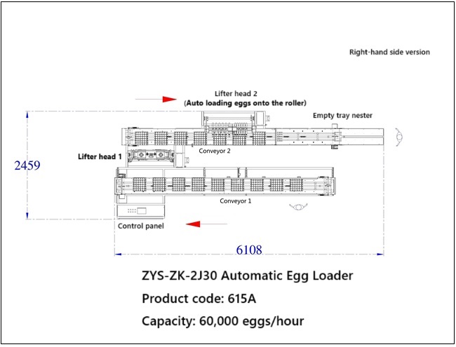 615A Automatic egg loader